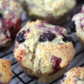Triple Berry Muffins Recipe {Video} - The Carefree Kitchen