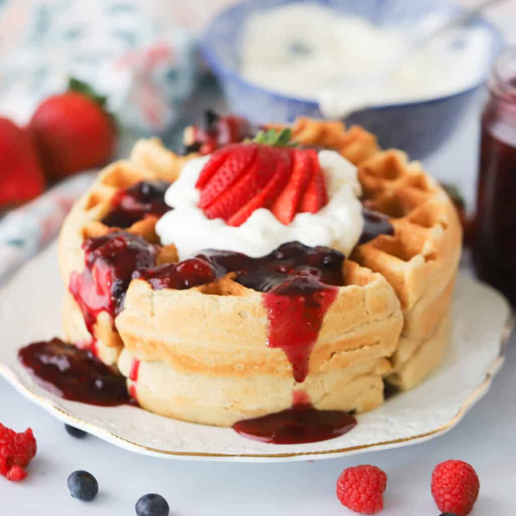 Mixed Berry Syrup - The Carefree Kitchen