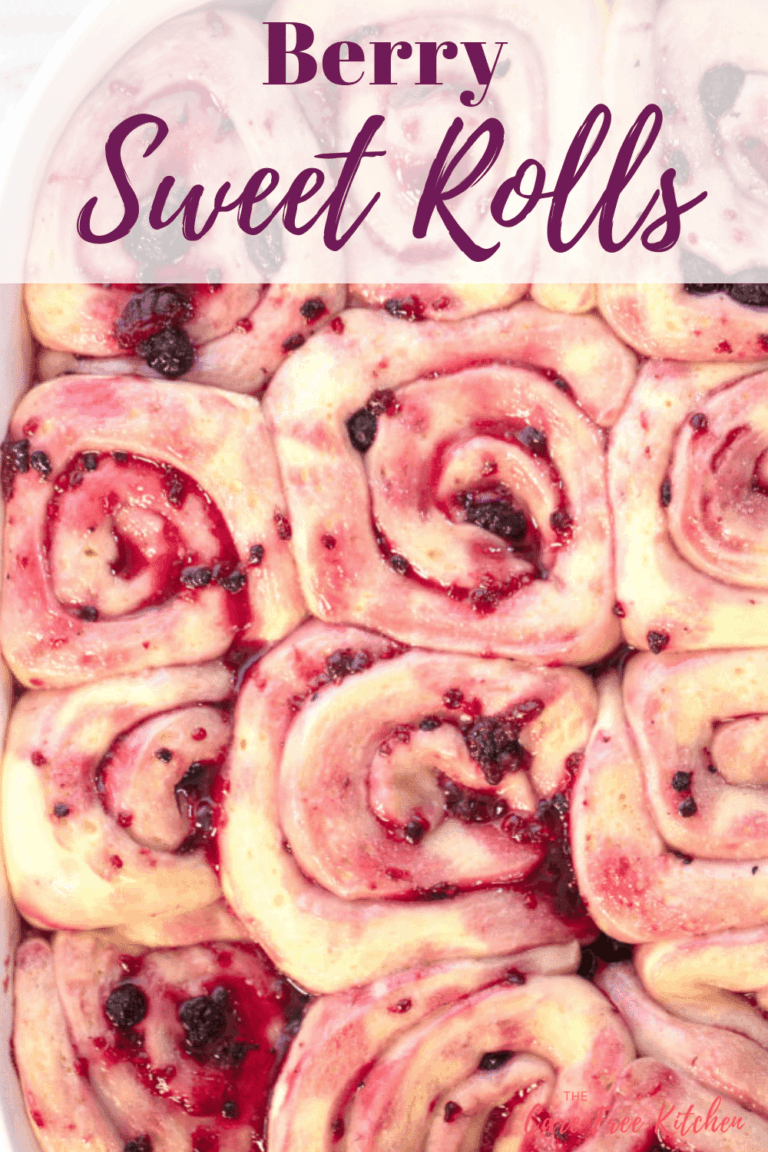 Berry Sweet Rolls with Lemon Icing Recipe - The Carefree Kitchen