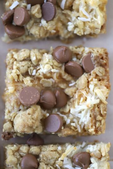 Seven Layer Magic Cookie Bars - The Carefree Kitchen