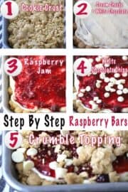 White Chocolate Raspberry Cheesecake Bars - The Carefree Kitchen