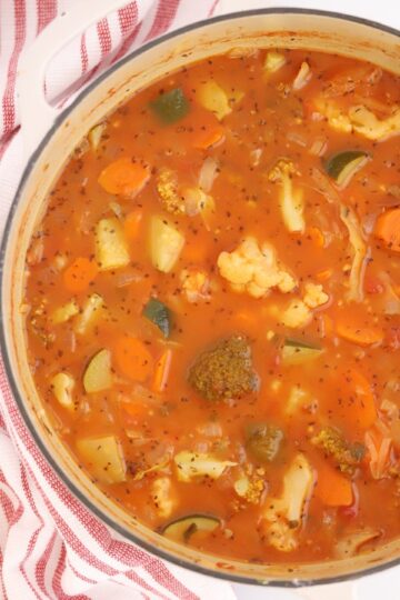 Hearty Vegetable Soup - The Carefree Kitchen