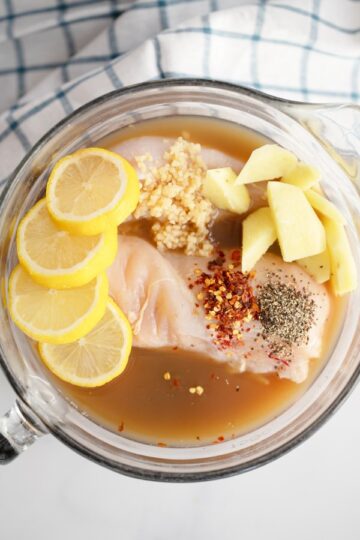 Baked Lemon Ginger Chicken - The Carefree Kitchen