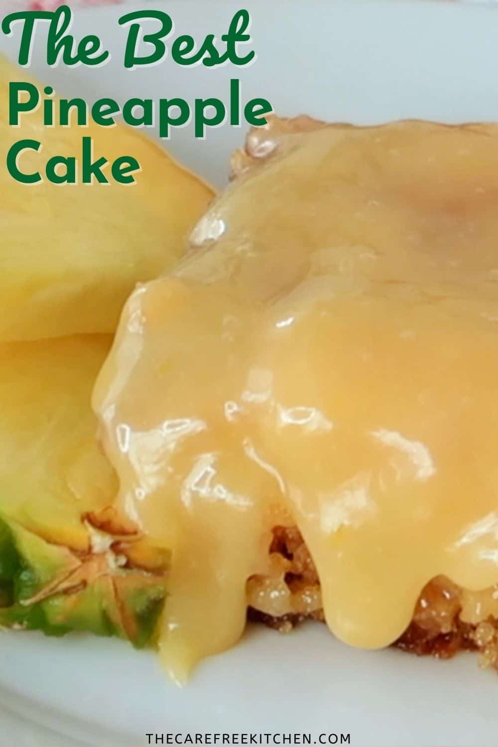 Crushed Pineapple Cake - The Carefree Kitchen