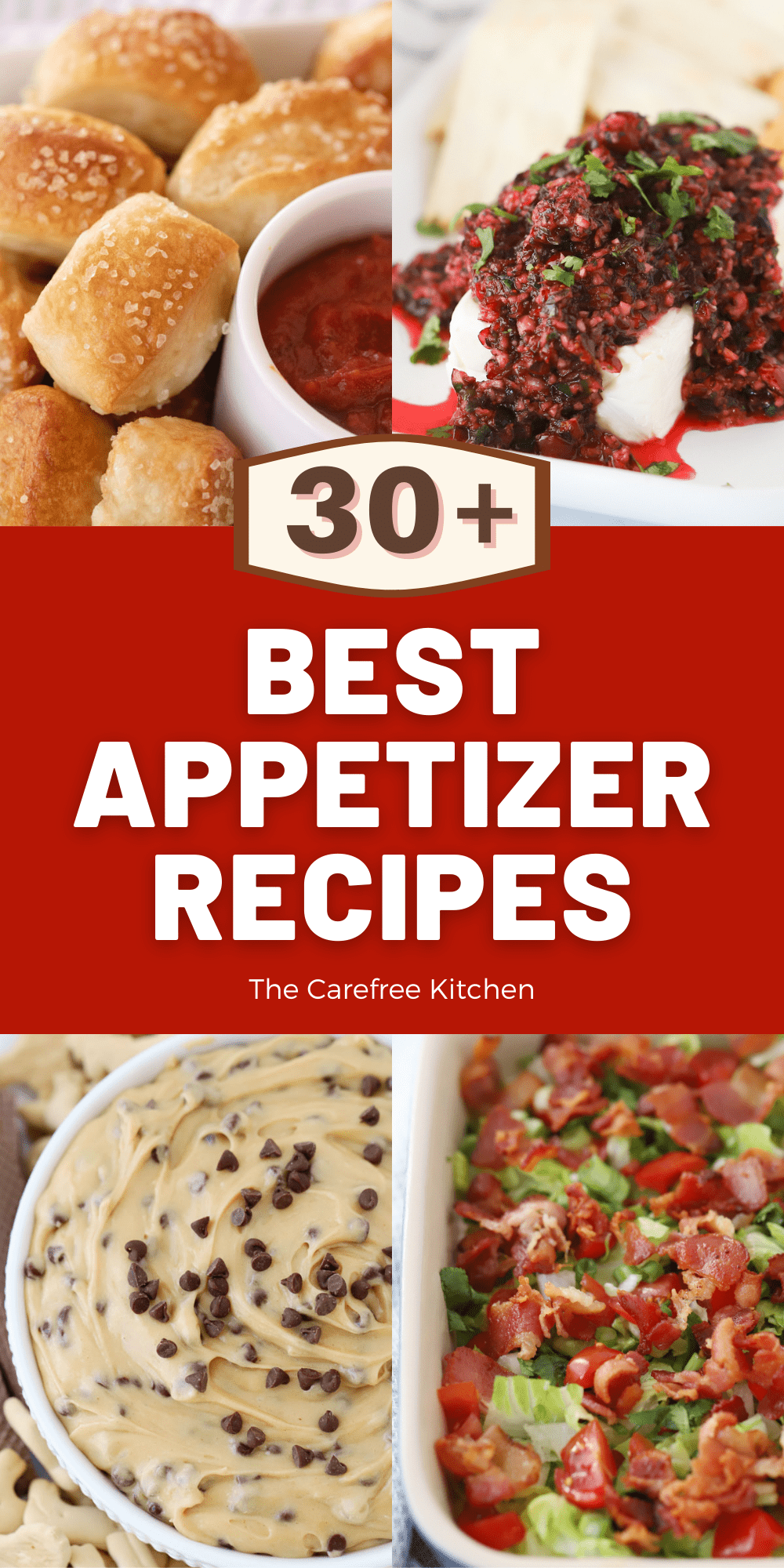 30+ Easy Appetizer Recipes - The Carefree Kitchen