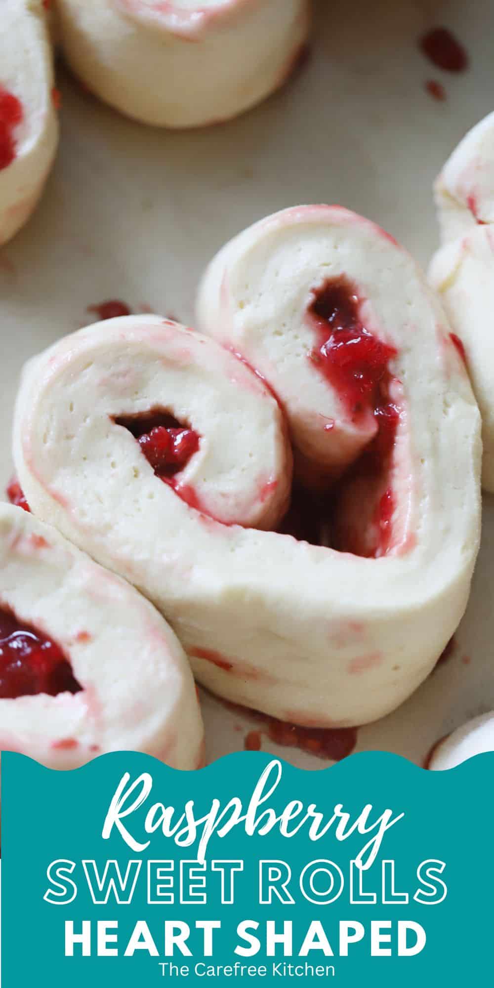Raspberry Rolls Recipe - The Carefree Kitchen