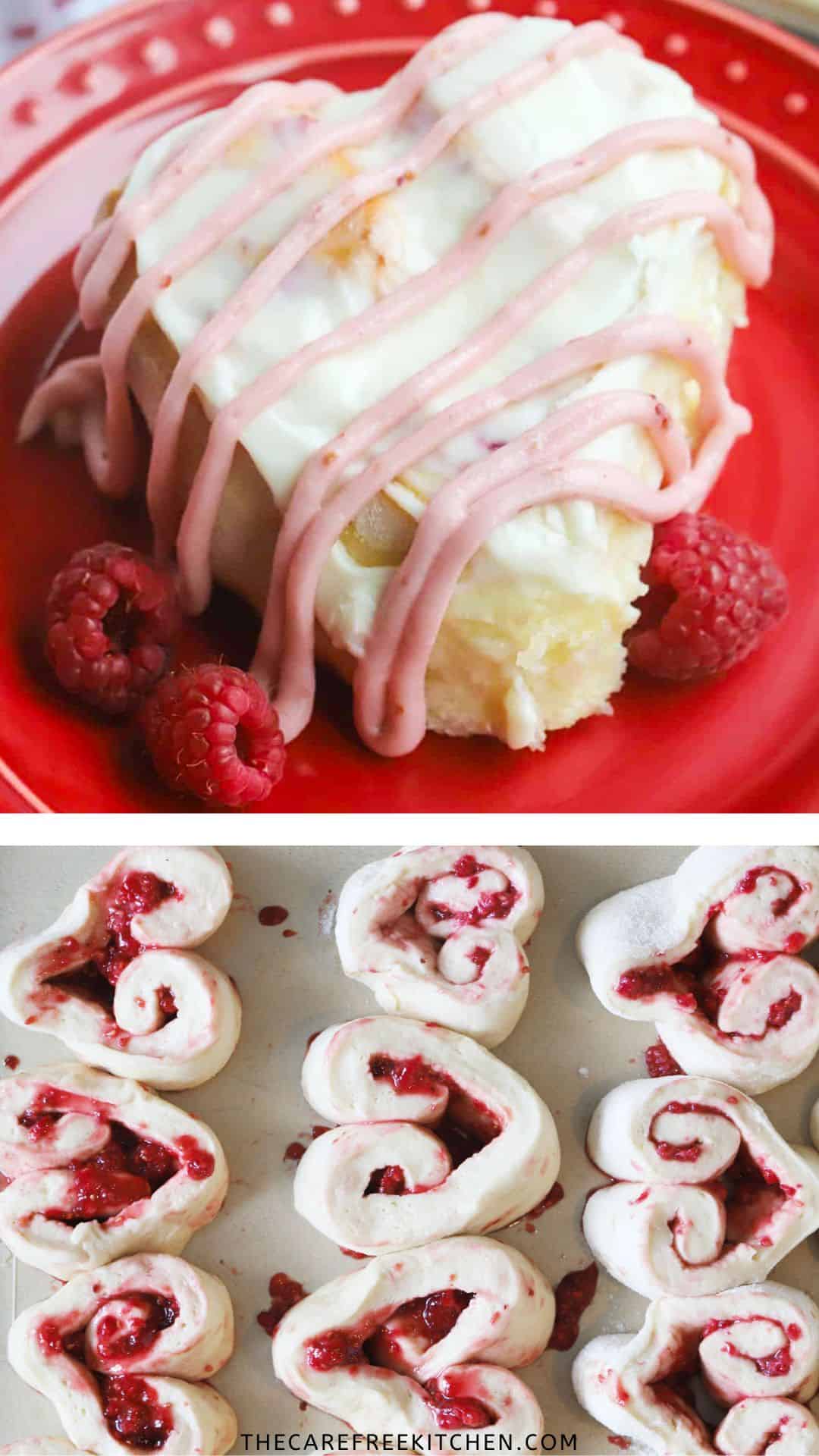 Raspberry Rolls Recipe - The Carefree Kitchen