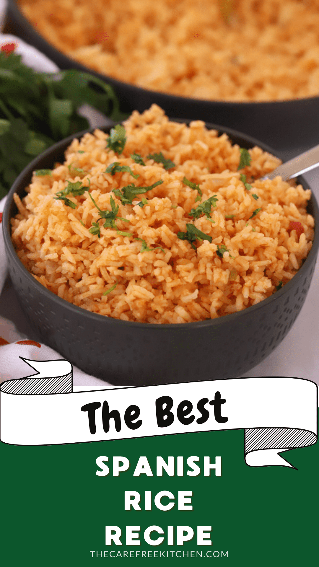 Spanish Rice Recipe with Salsa- The Carefree Kitchen