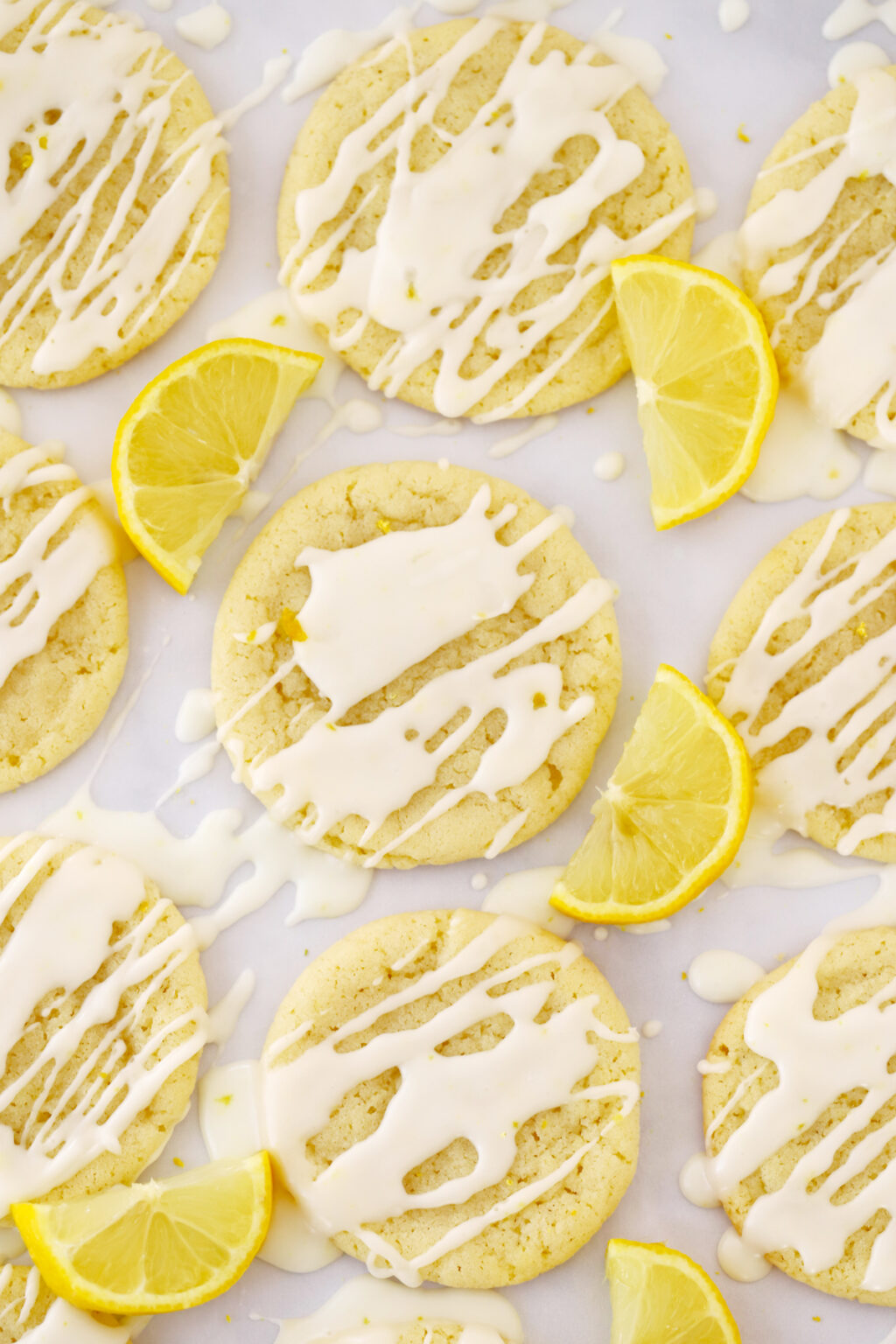 Glazed Lemon Cookies Recipe- The Carefree Kitchen