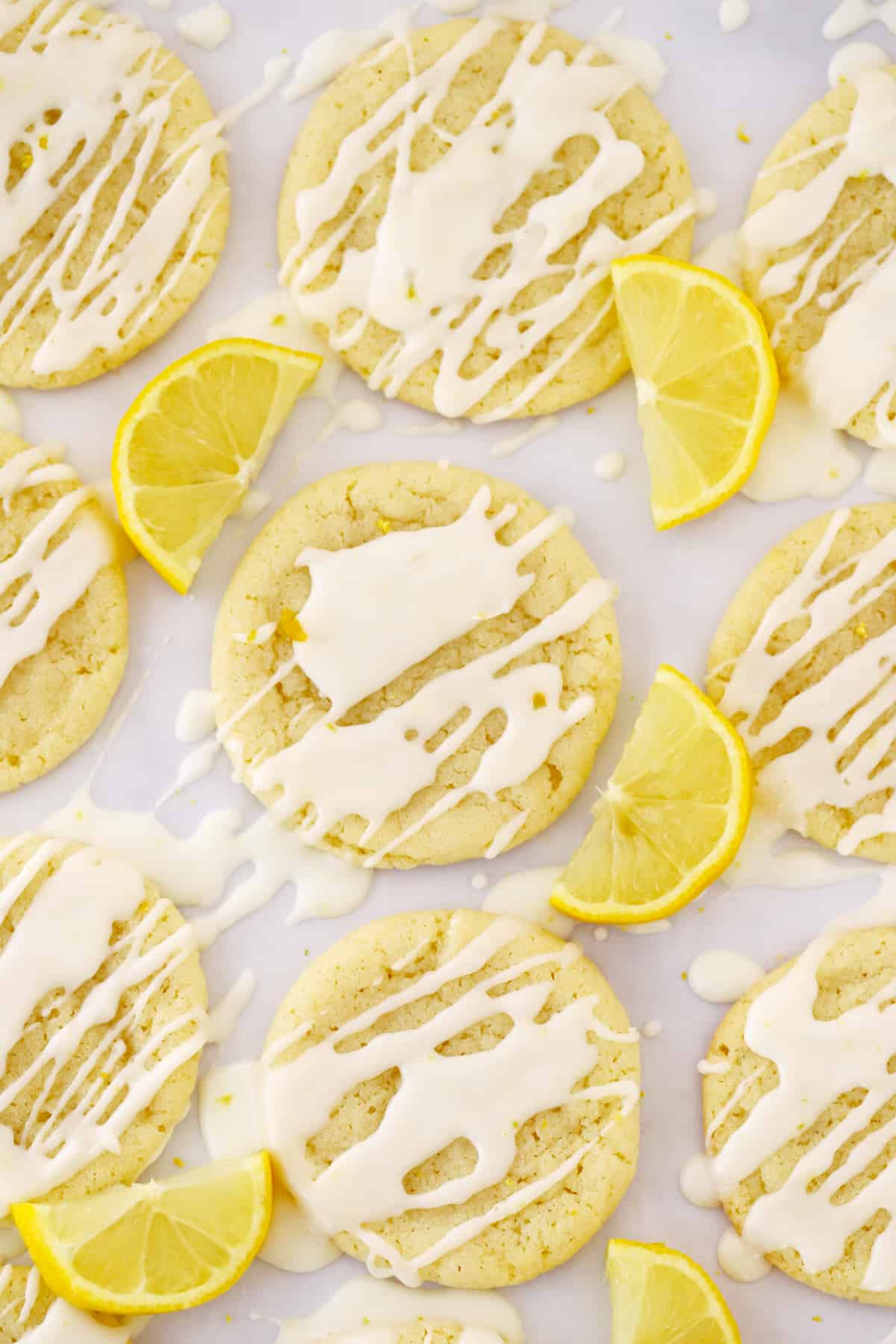 Glazed Lemon Cookies Recipe- The Carefree Kitchen