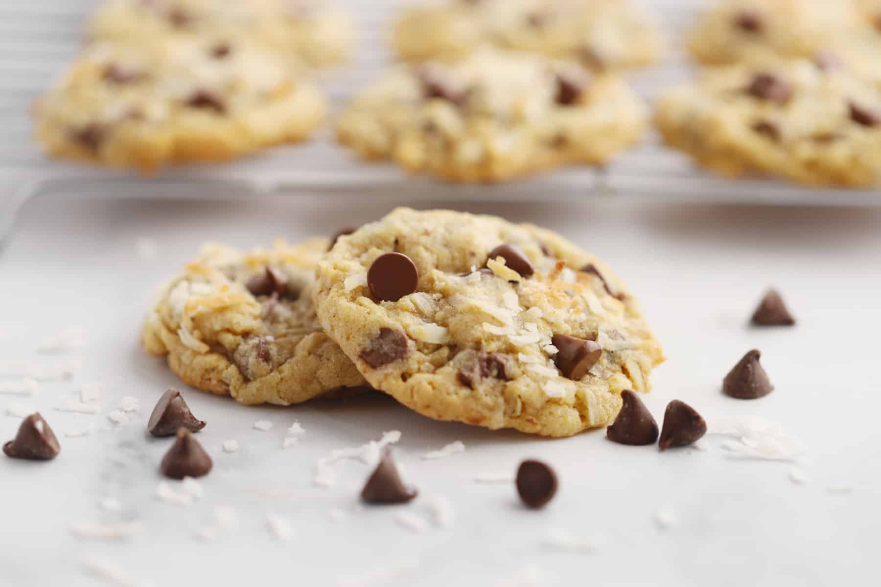 Chocolate Chip Cowboy Cookies - The Carefree Kitchen