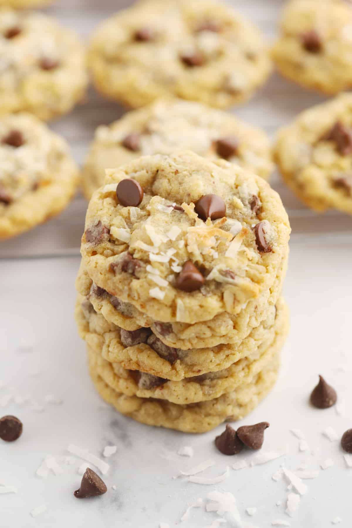Chocolate Chip Cowboy Cookies - The Carefree Kitchen