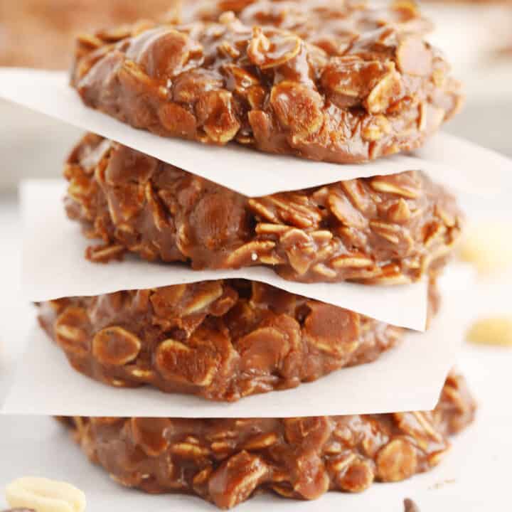 Chocolate Peanut Butter No Bake Cookies Recipe - The Carefree Kitchen