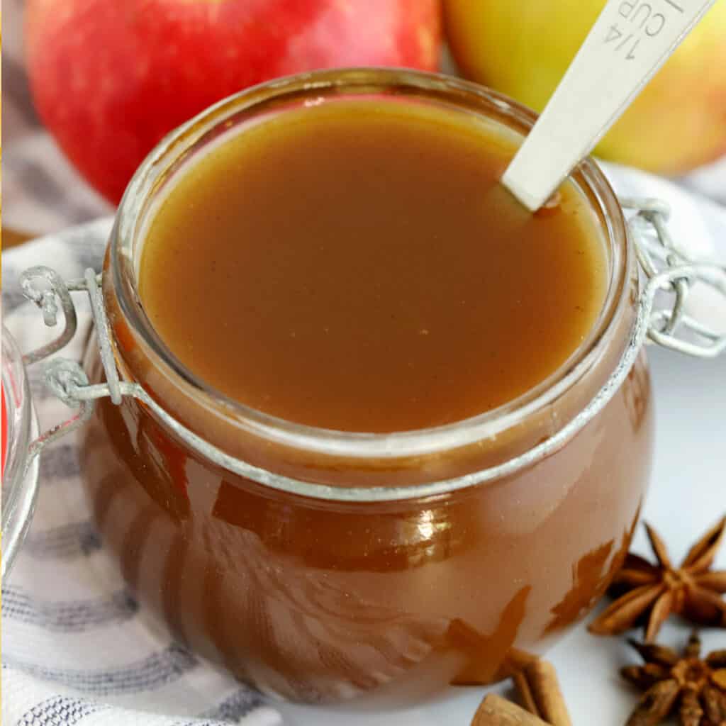 Homemade Apple Cider Syrup - The Carefree Kitchen