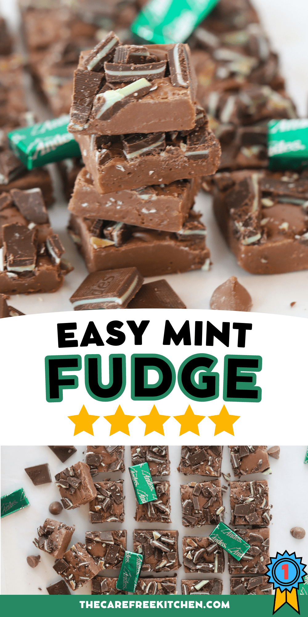 Mint Chocolate Fudge - The Carefree Kitchen