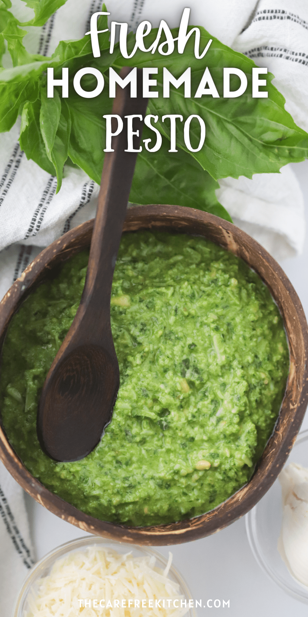 Homemade Pesto Recipe - The Carefree Kitchen