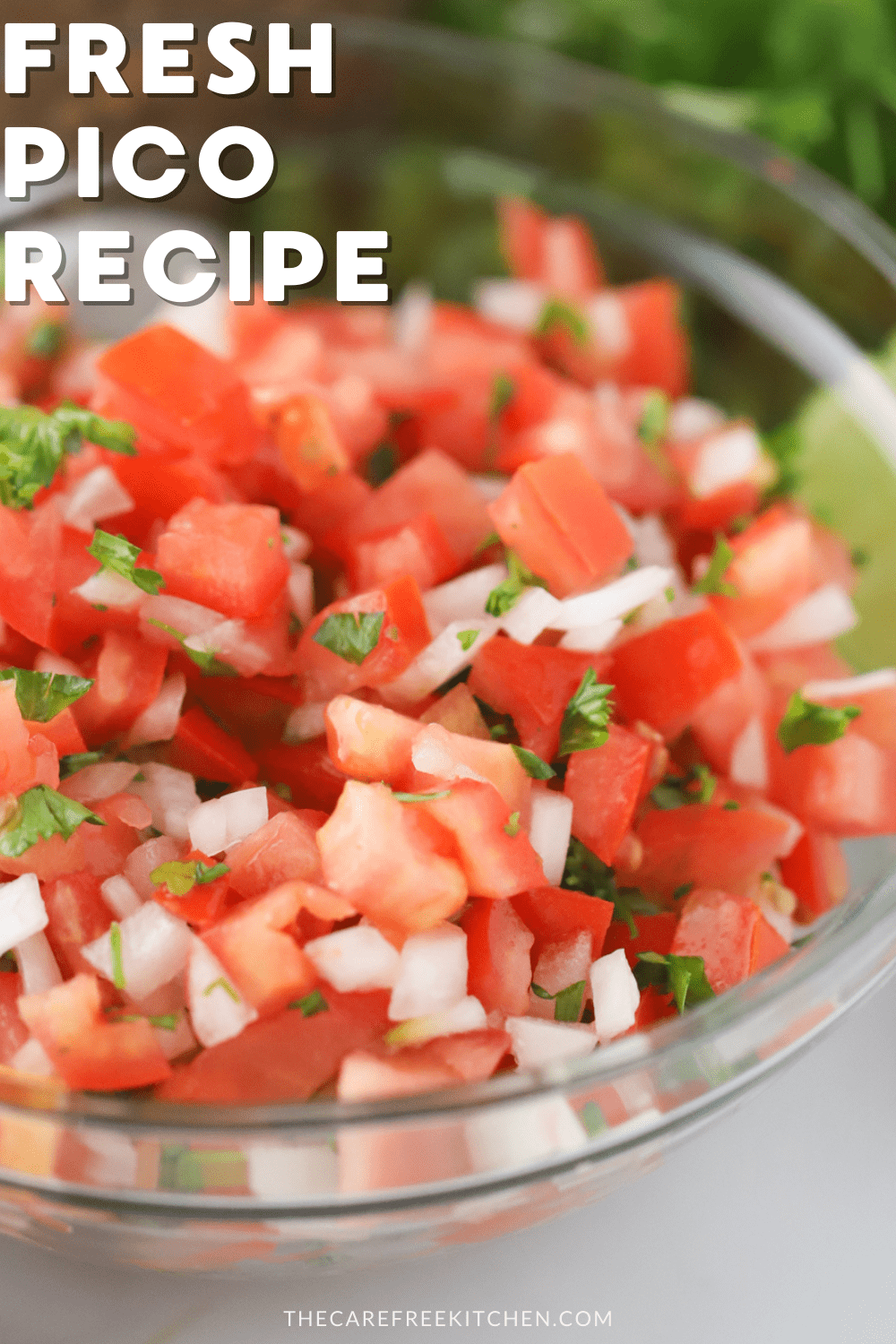 Simple Pico de Gallo Recipe - The Carefree Kitchen