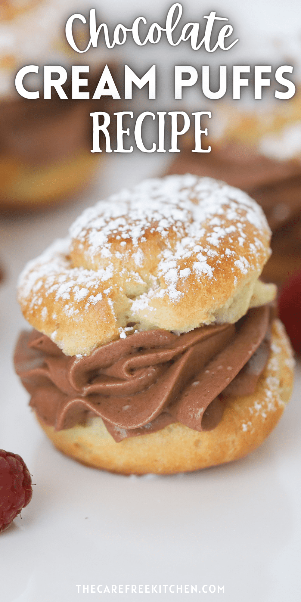 Chocolate Cream Puffs - The Carefree Kitchen