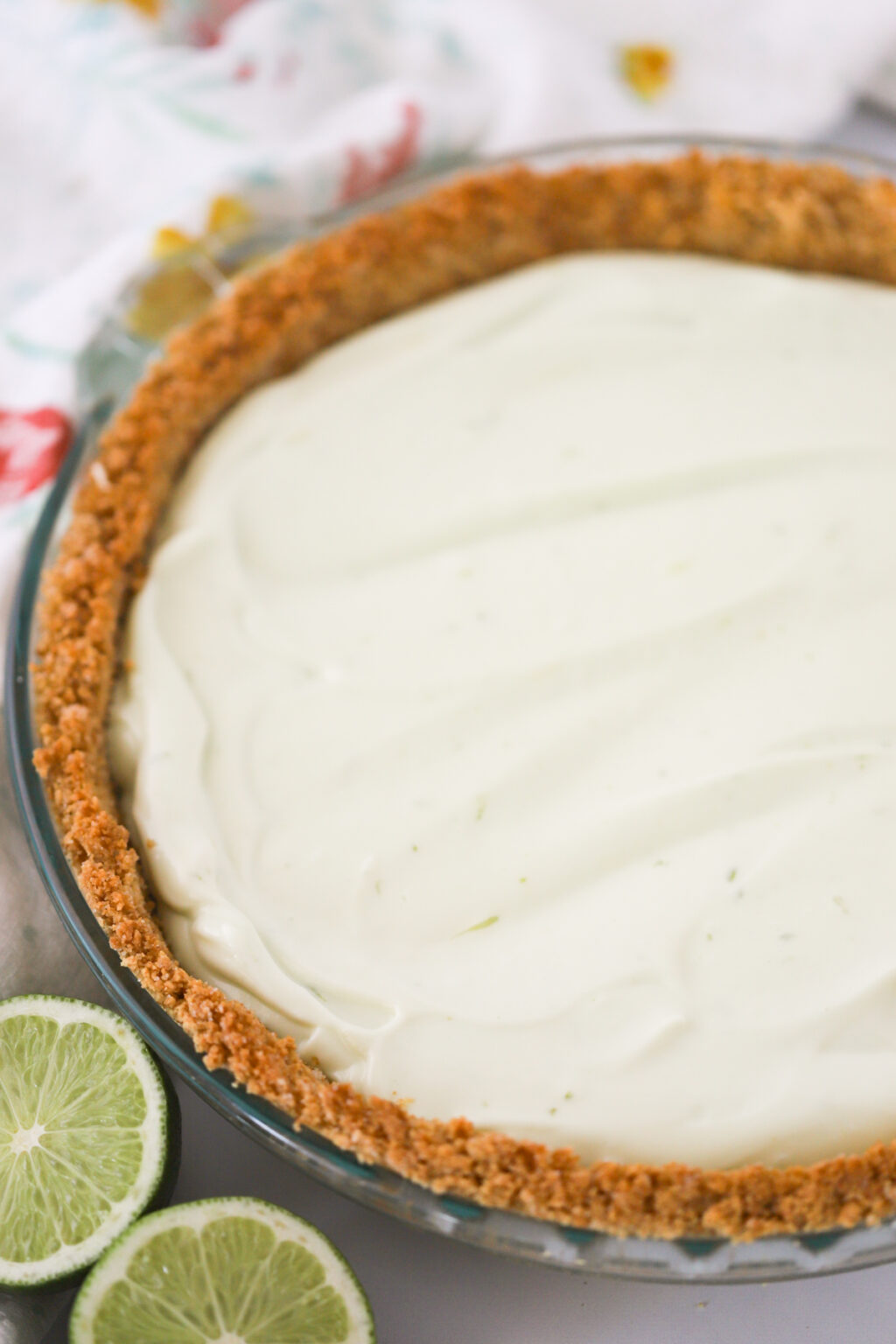 Key Lime Pie With Cream Cheese - The Carefree Kitchen