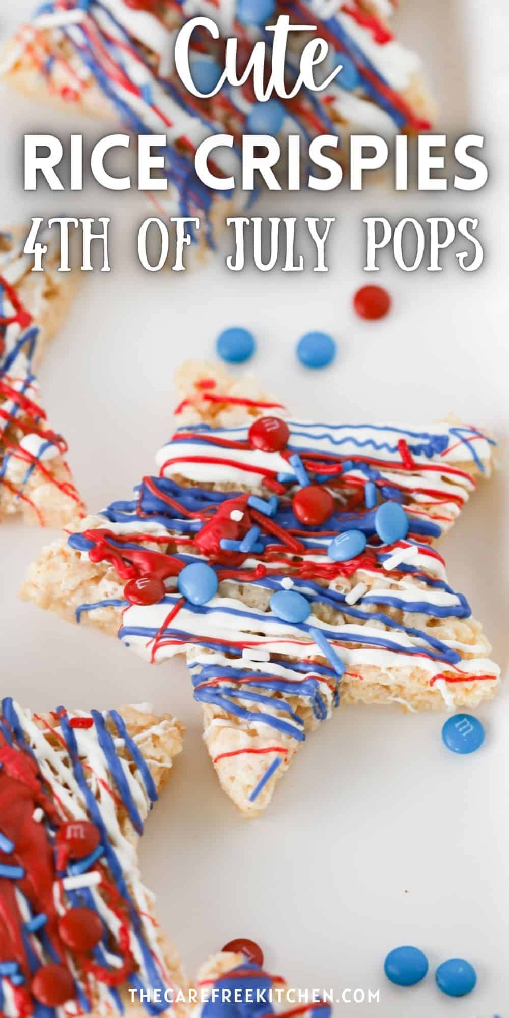 Rice Krispie Pops - The Carefree Kitchen