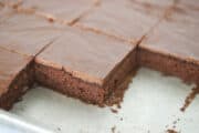 Texas Chocolate Sheet Cake - The Carefree Kitchen