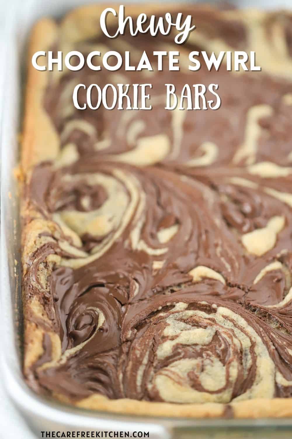 Chocolate Swirl Bars - The Carefree Kitchen