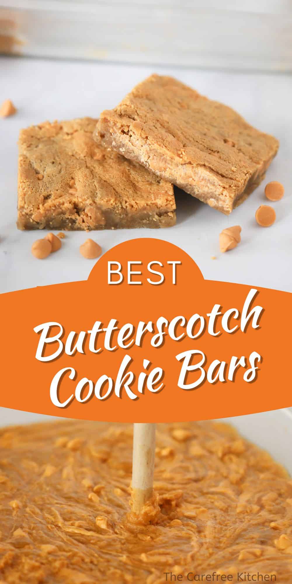 Butterscotch Bars Recipe - The Carefree Kitchen