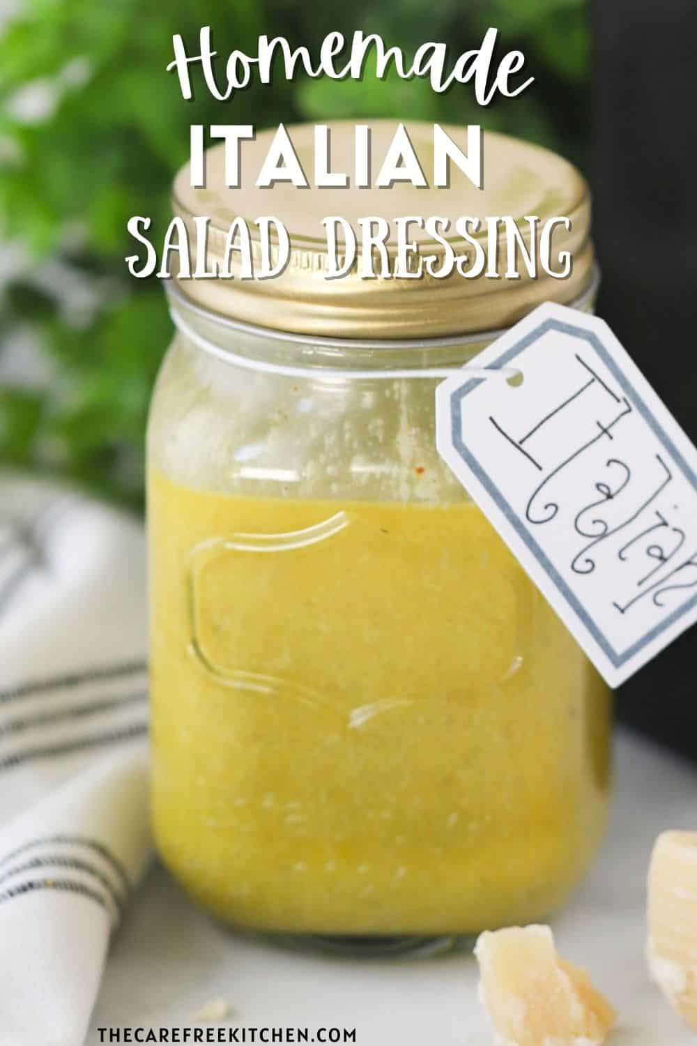 Creamy Italian Dressing Recipe - The Carefree Kitchen