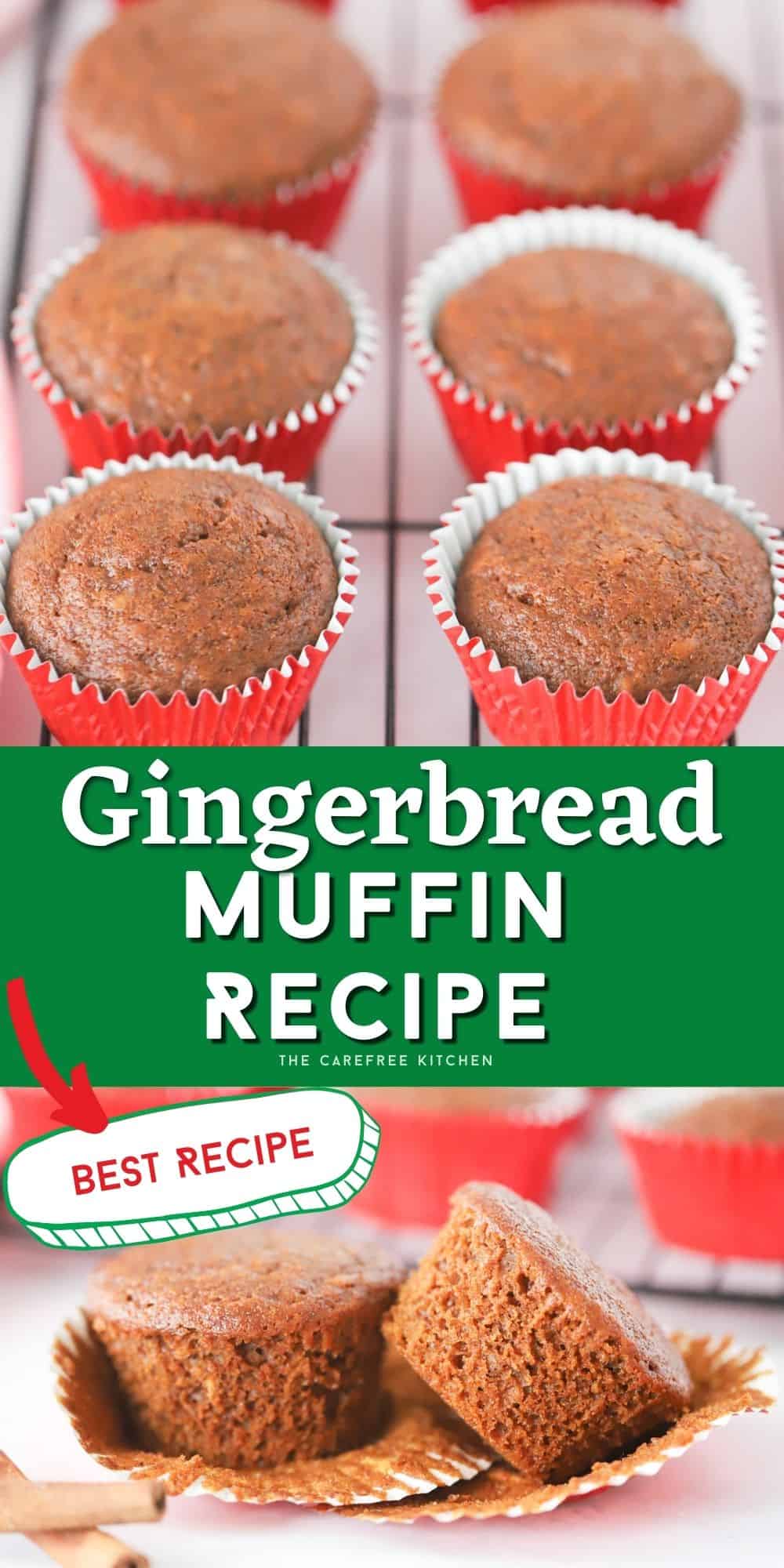 Gingerbread Muffin Recipe - The Carefree Kitchen