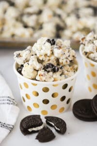 Oreo Popcorn Recipe - The Carefree Kitchen
