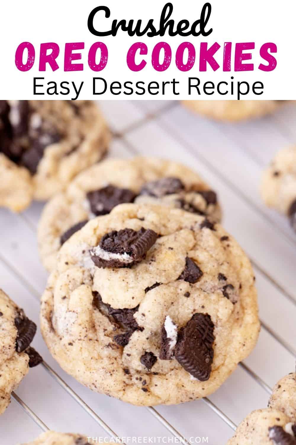 Crushed Oreo Cookies Recipe - The Carefree Kitchen