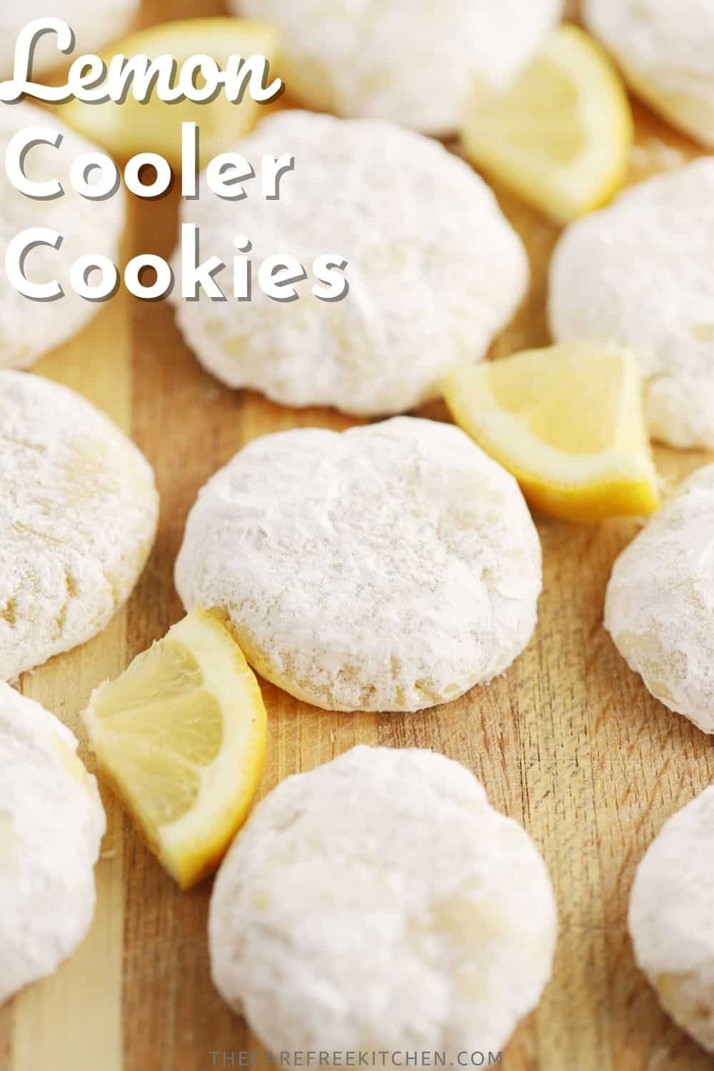 Easy Lemon Cooler Cookies Recipe- The Carefree Kitchen