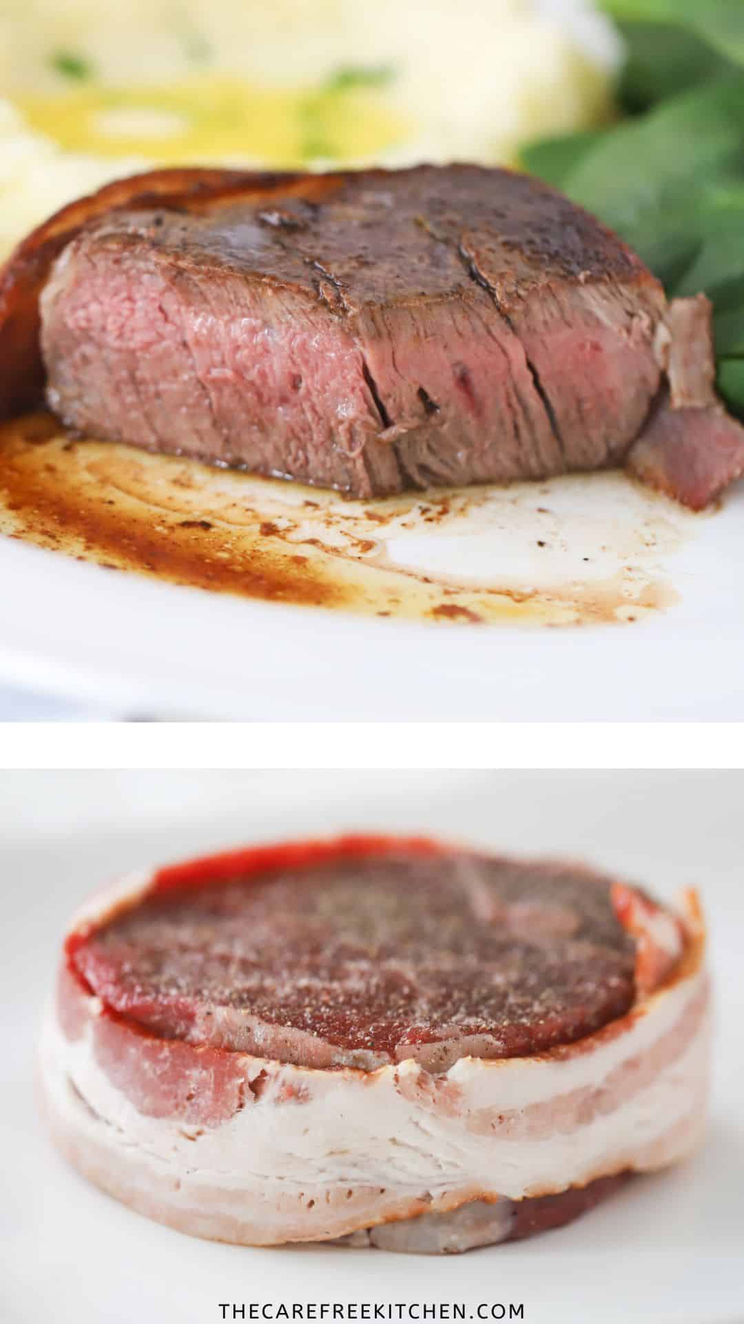 Bacon Wrapped Filet Mignon - The Carefree Kitchen