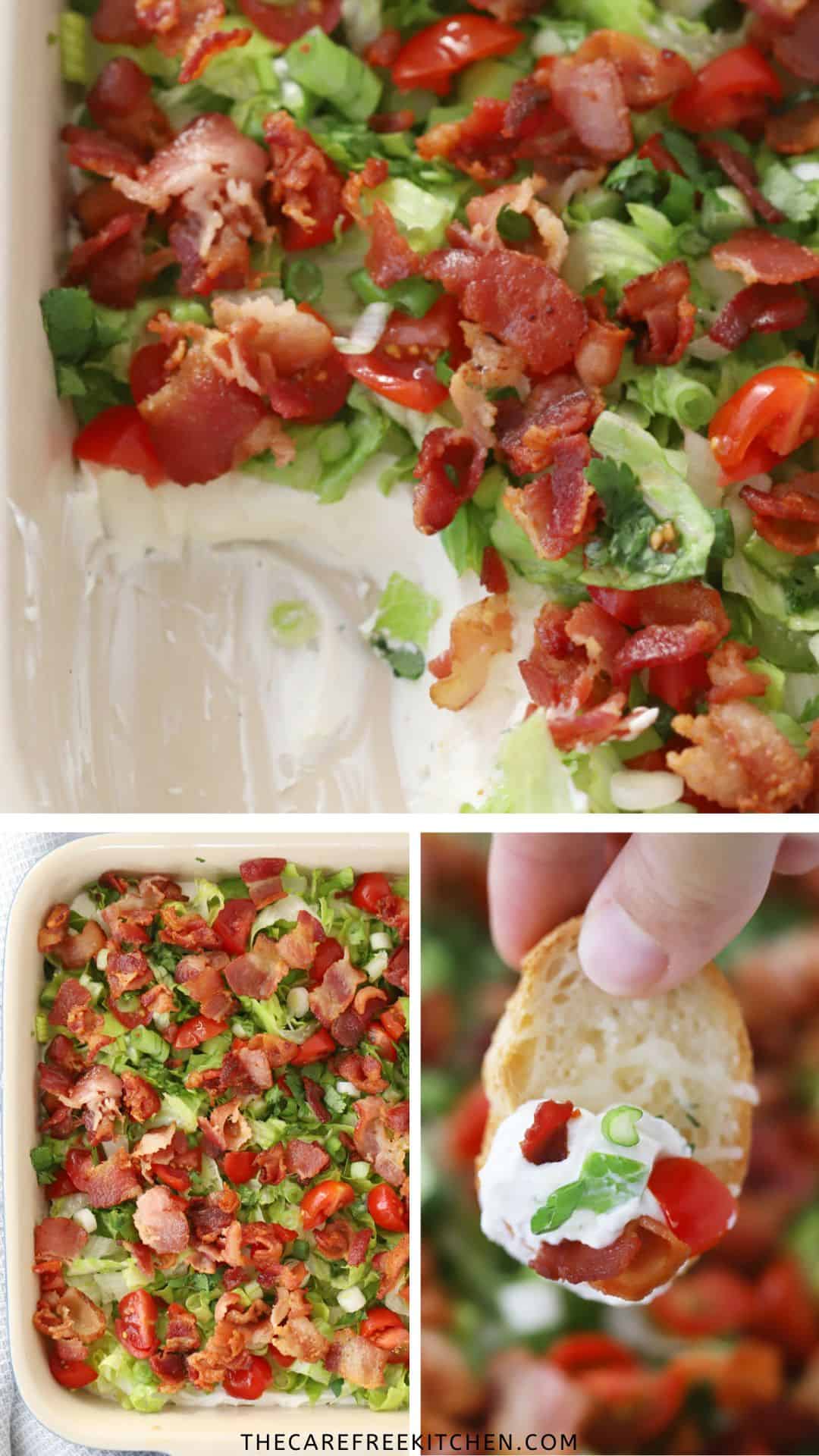 BLT Dip Recipe - The Carefree Kitchen