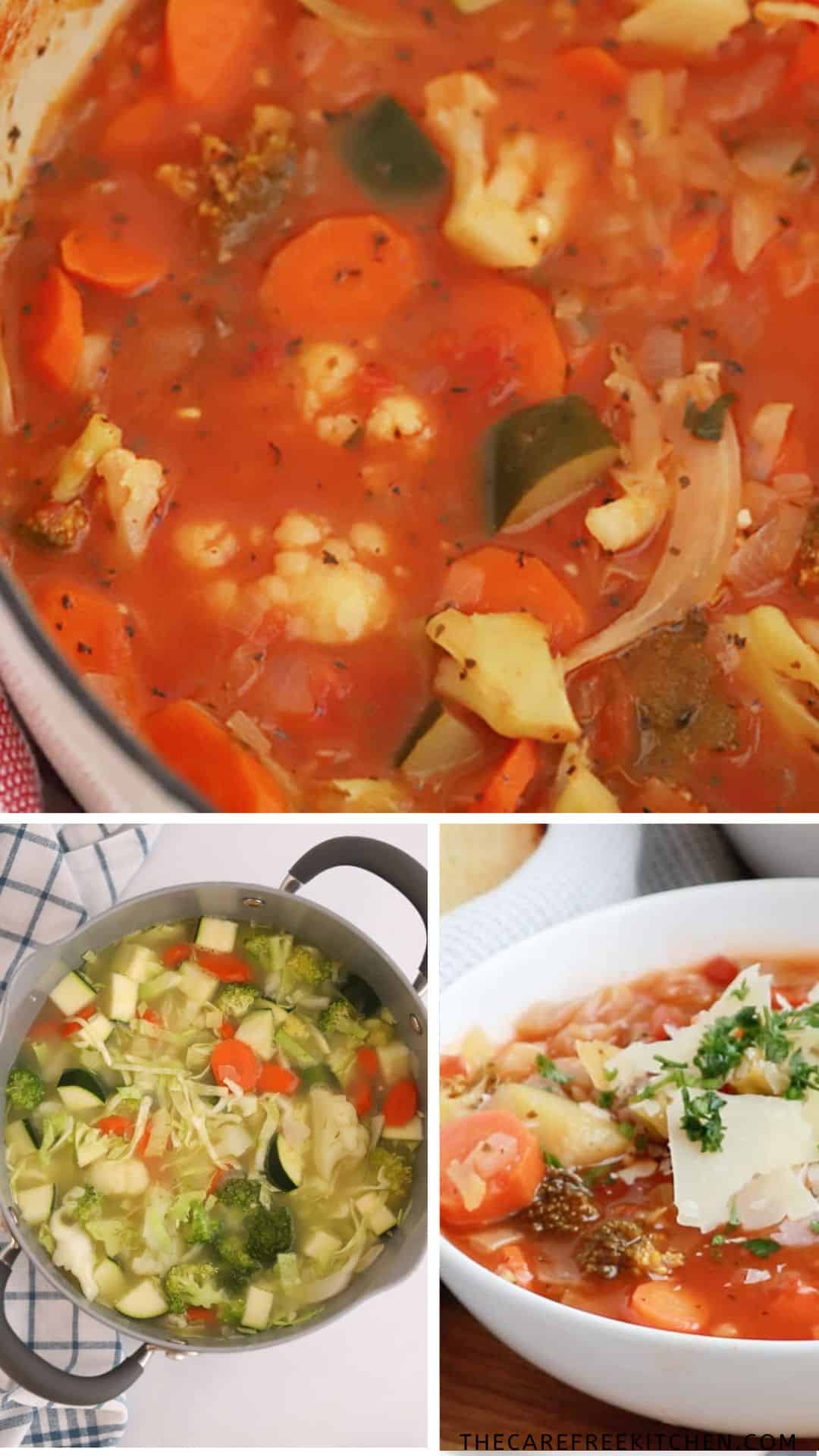 Hearty Vegetable Soup - The Carefree Kitchen