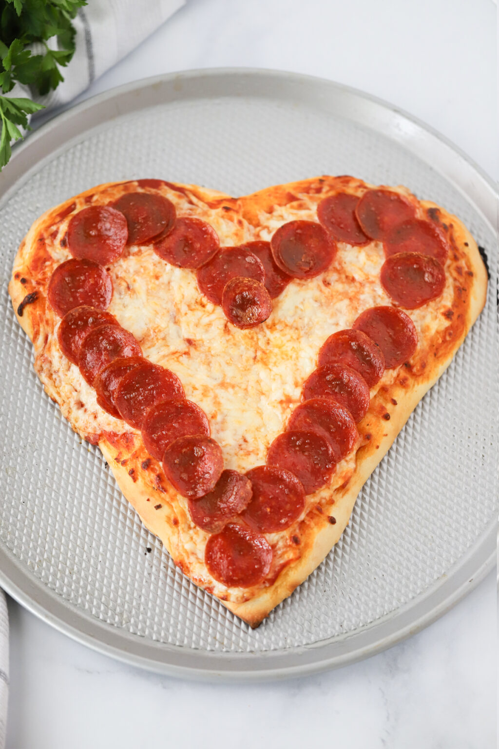 Heart Shaped Pizza Recipe - The Carefree Kitchen