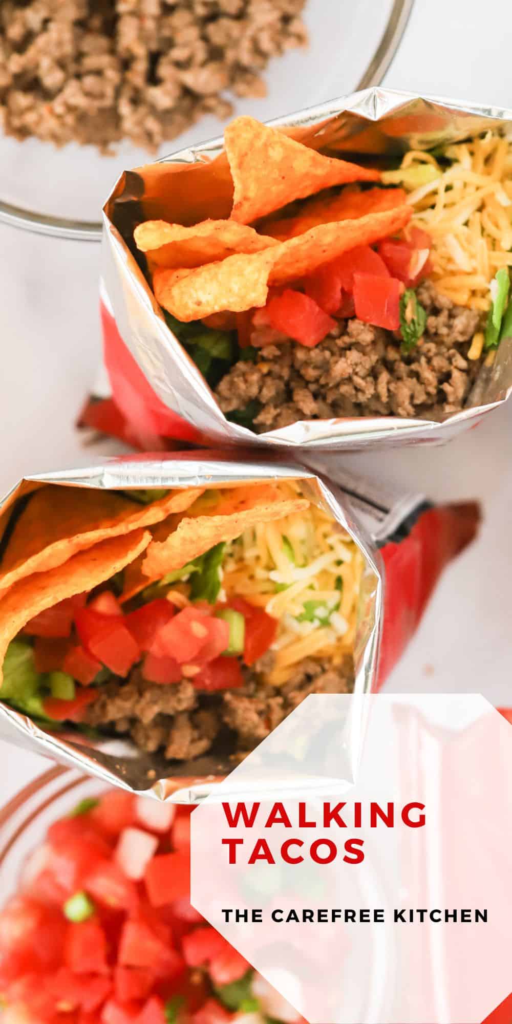 Walking Tacos Recipe - The Carefree Kitchen