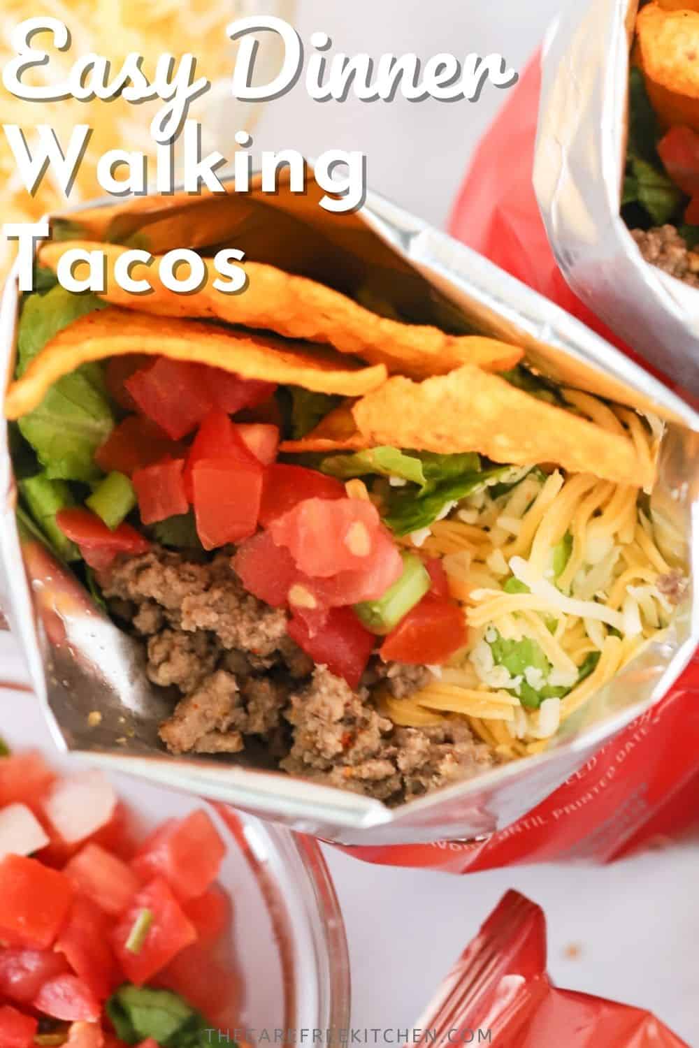 Walking Tacos Recipe - The Carefree Kitchen