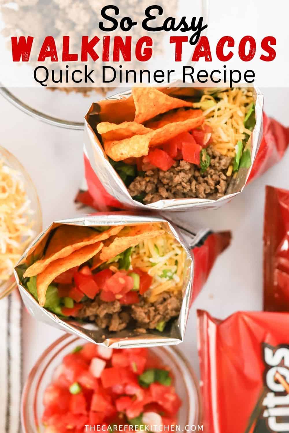 Walking Tacos Recipe - The Carefree Kitchen