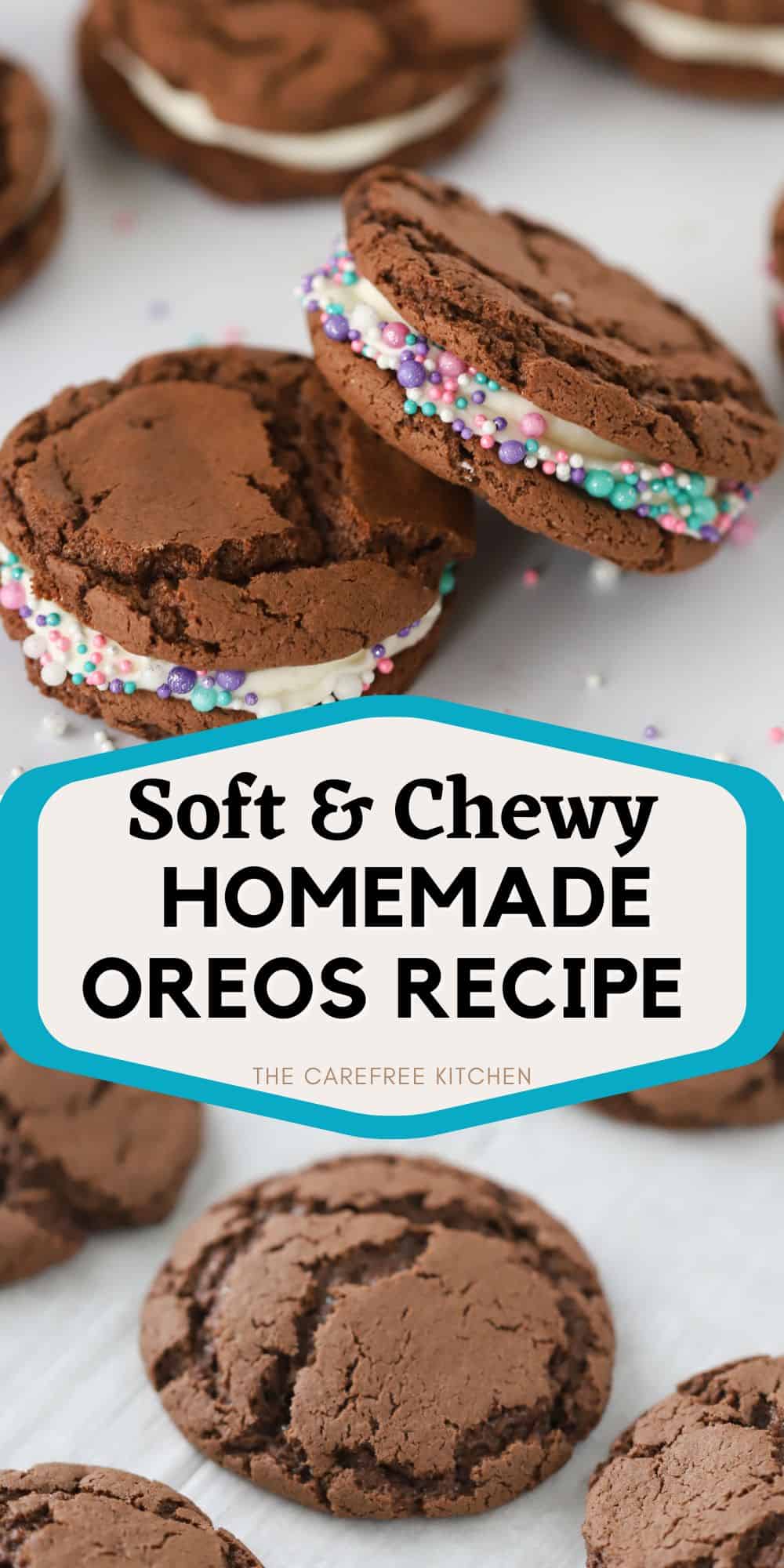 Homemade Oreo Cookie Recipe - The Carefree Kitchen