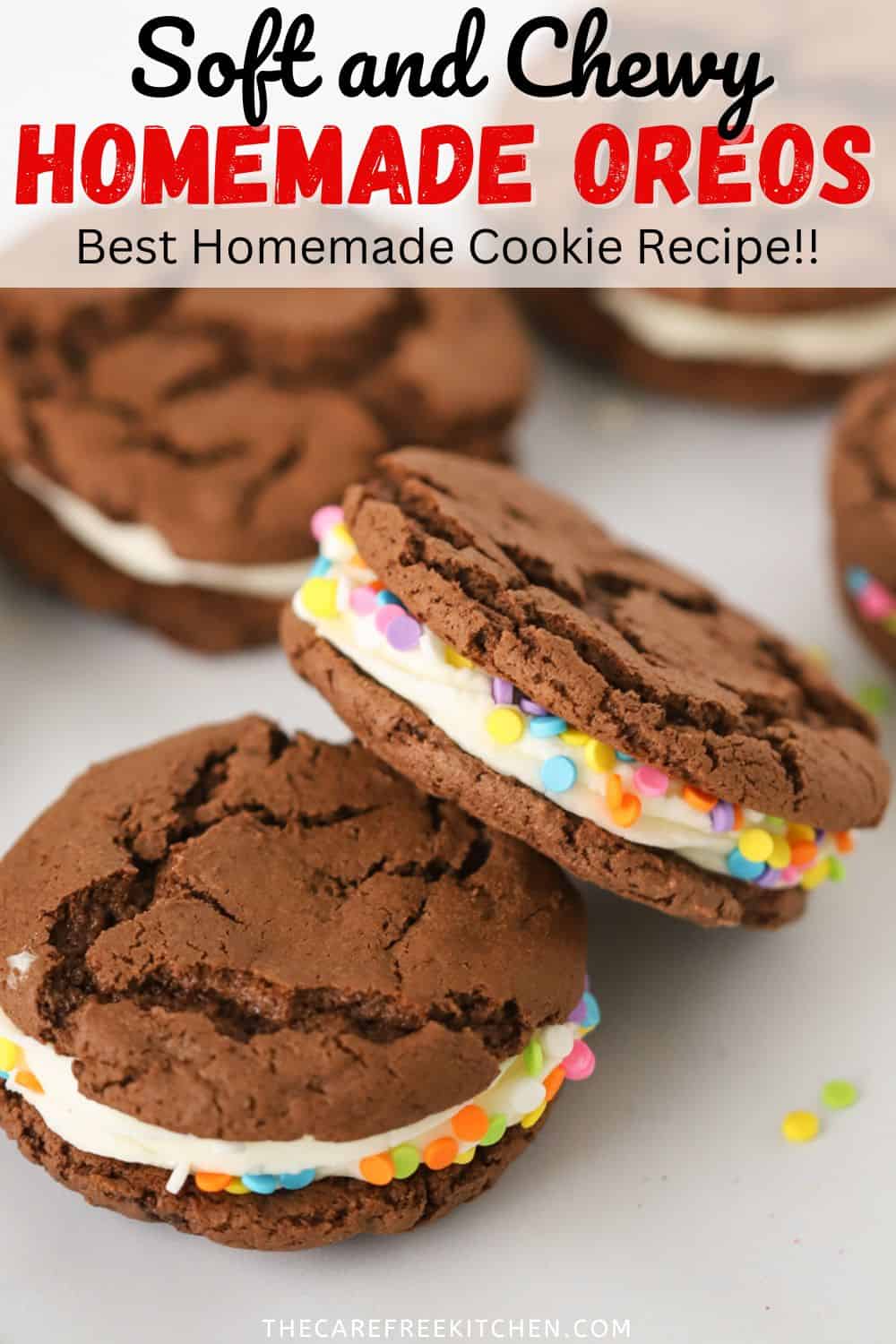 Homemade Oreo Cookies - The Carefree Kitchen