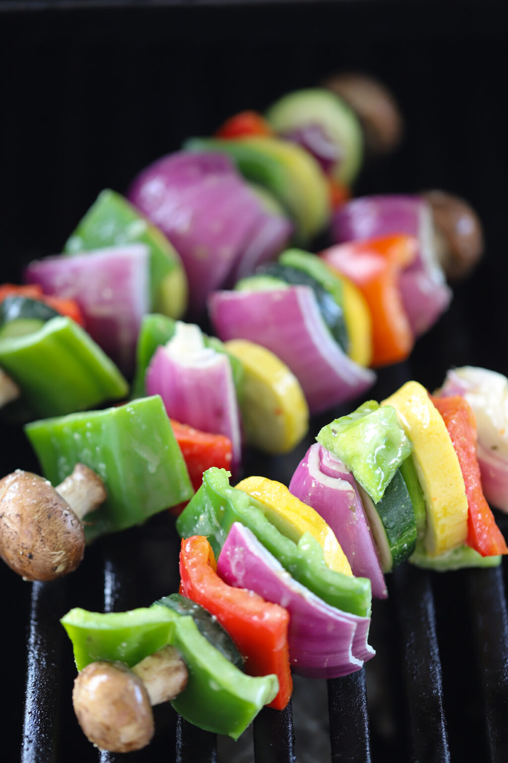 Grilled Veggie Kabobs - The Carefree Kitchen