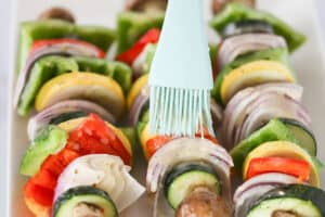 Grilled Veggie Kabobs - The Carefree Kitchen