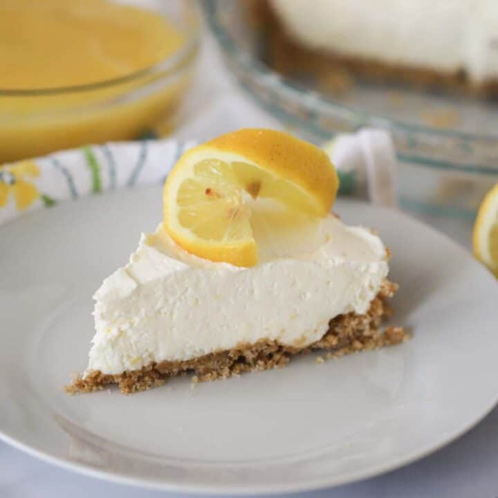 No Bake Lemon Cheesecake Recipe - The Carefree Kitchen