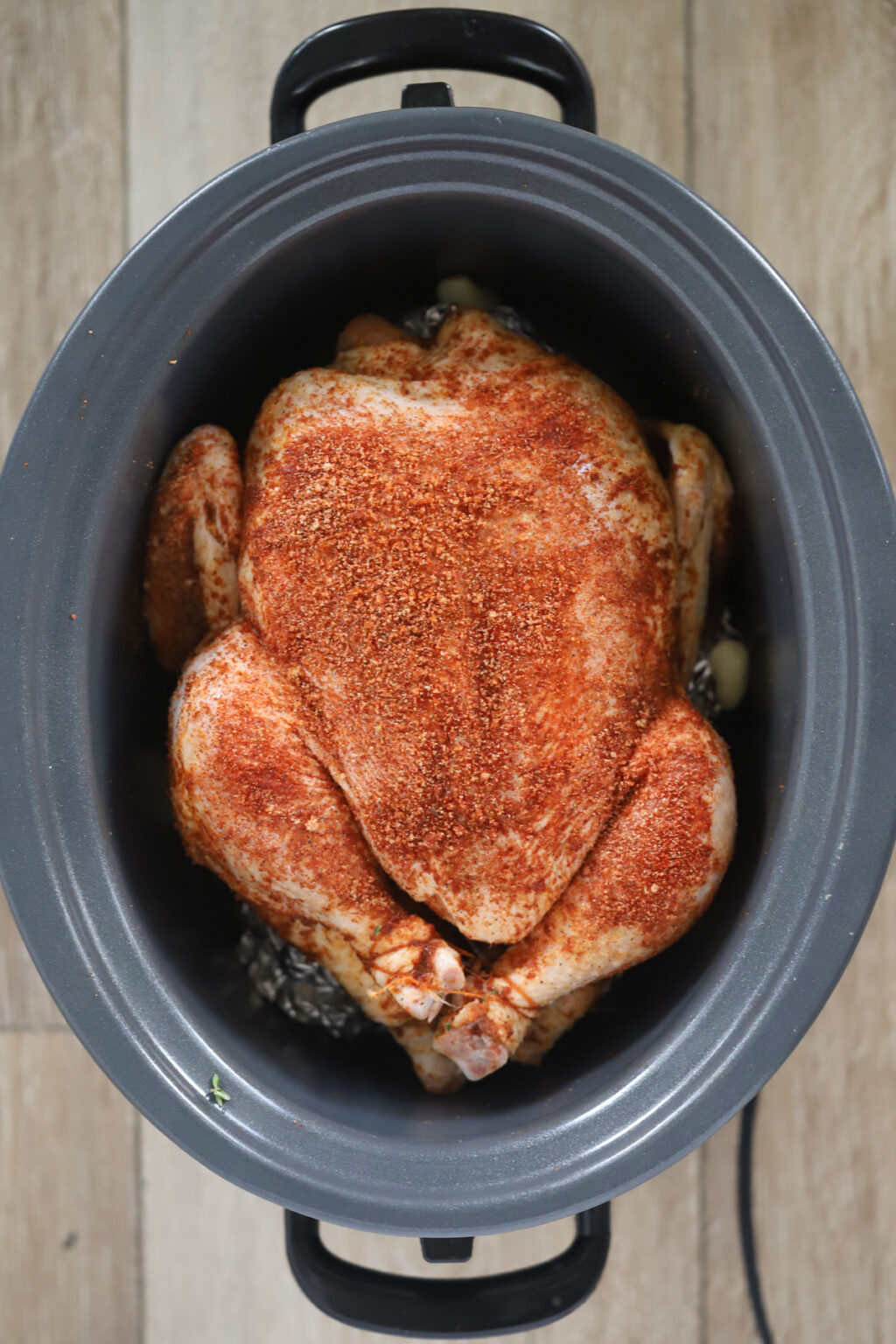 Slow Cooker Rotisserie Chicken - The Carefree Kitchen
