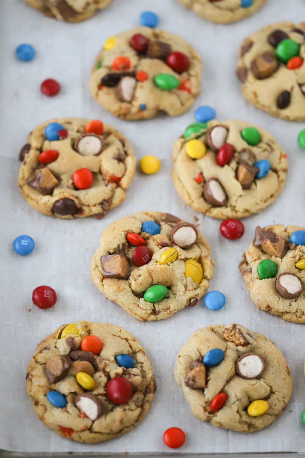 Leftover Candy Cookies - The Carefree Kitchen
