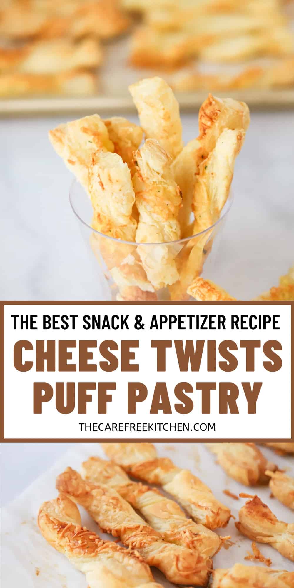 Puff Pastry Cheese Twists - The Carefree Kitchen