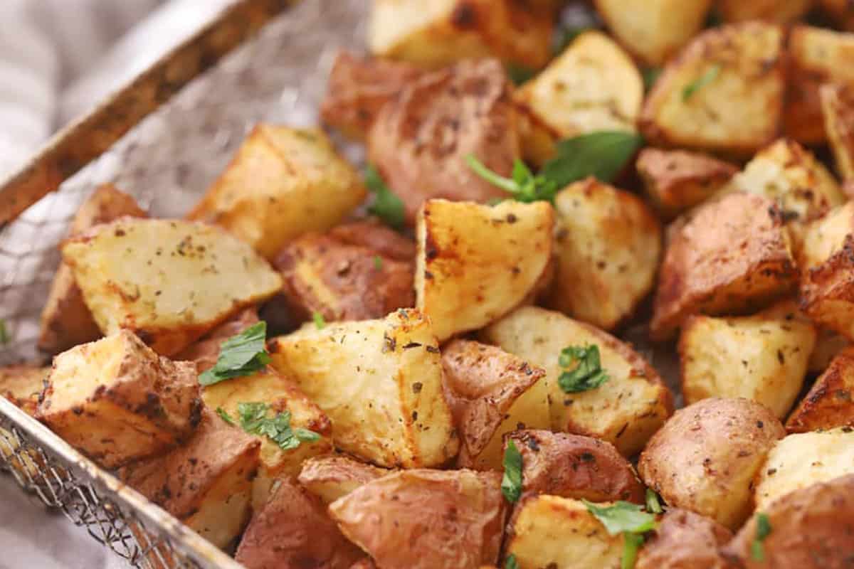 Air Fryer Red Potatoes Recipe Recipe The Carefree Kitchen