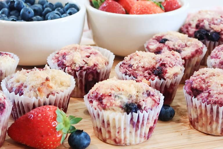 Mixed Berry Muffins Recipe - The Carefree Kitchen
