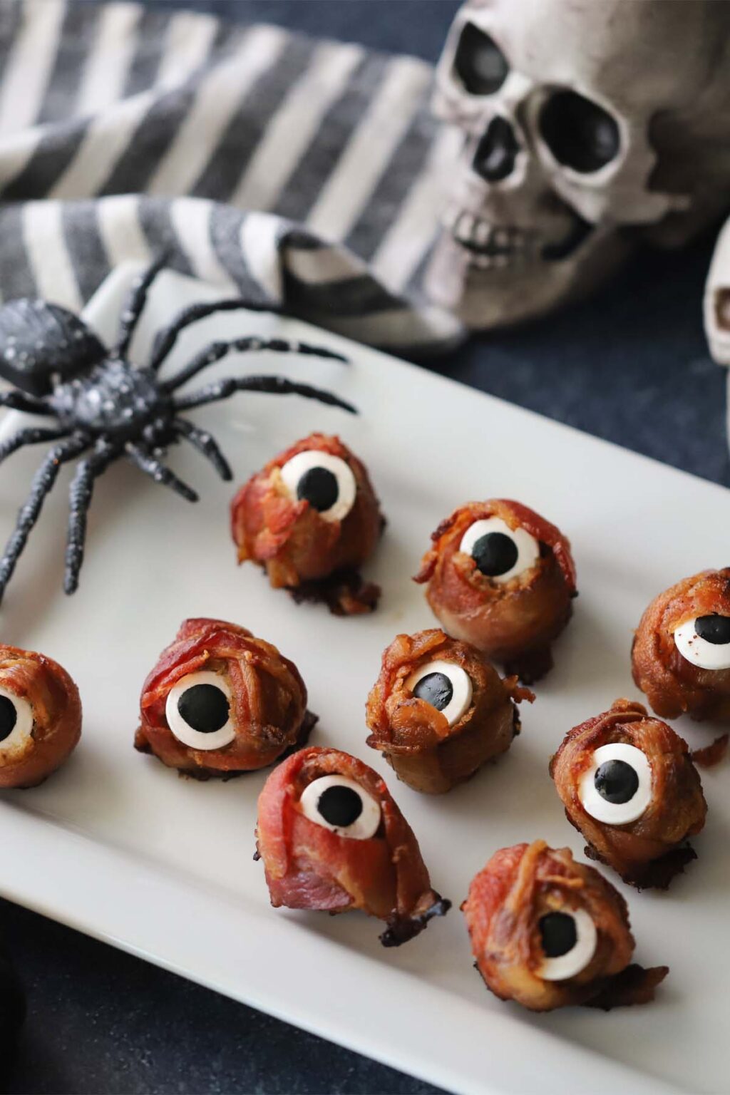 Halloween Mummy Meatballs - The Carefree Kitchen